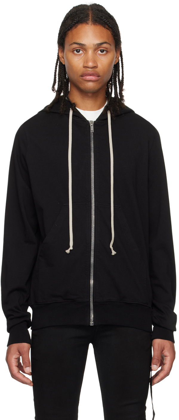 Buy Rick Owens Black Jason Hoodie - 09 Black At 50% Off | Editorialist